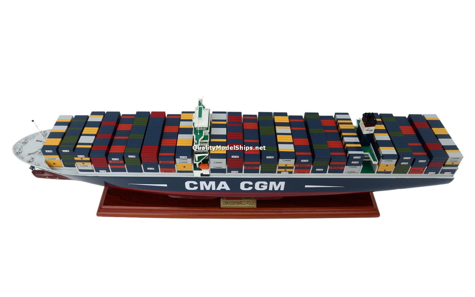 CMA CGM Marco Polo Container Display Ship Model - Quality Model Ships