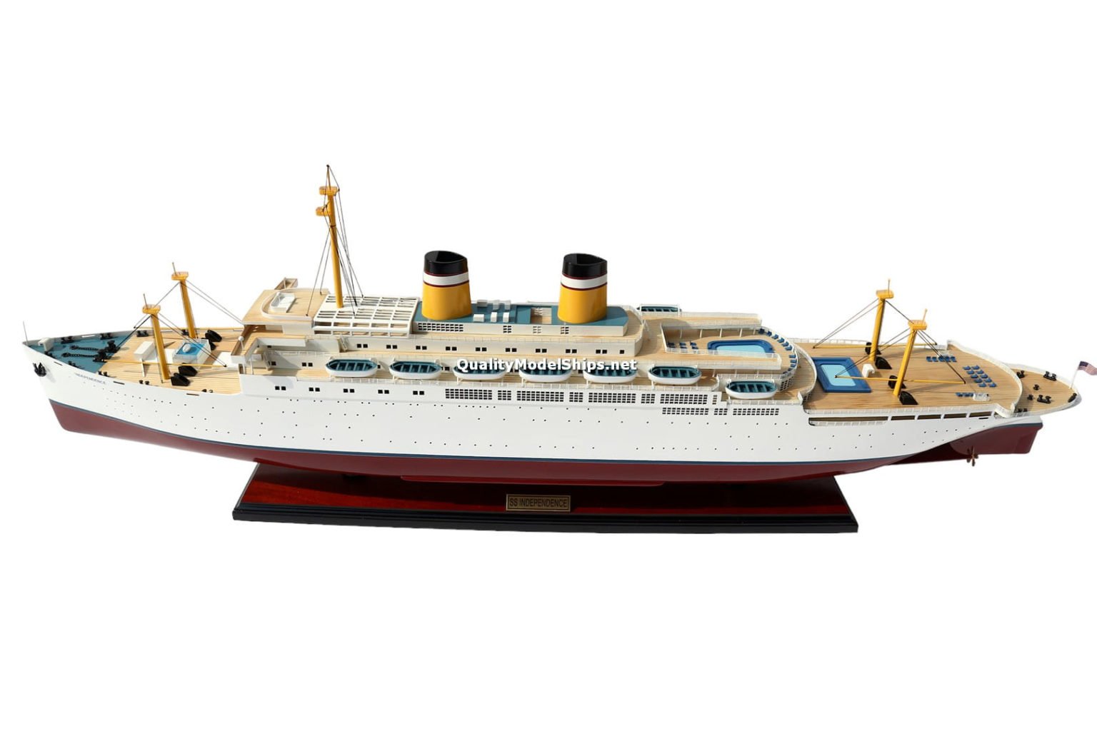 SS Independence 40" Ocean Liner Model Ship - Quality Model Ships