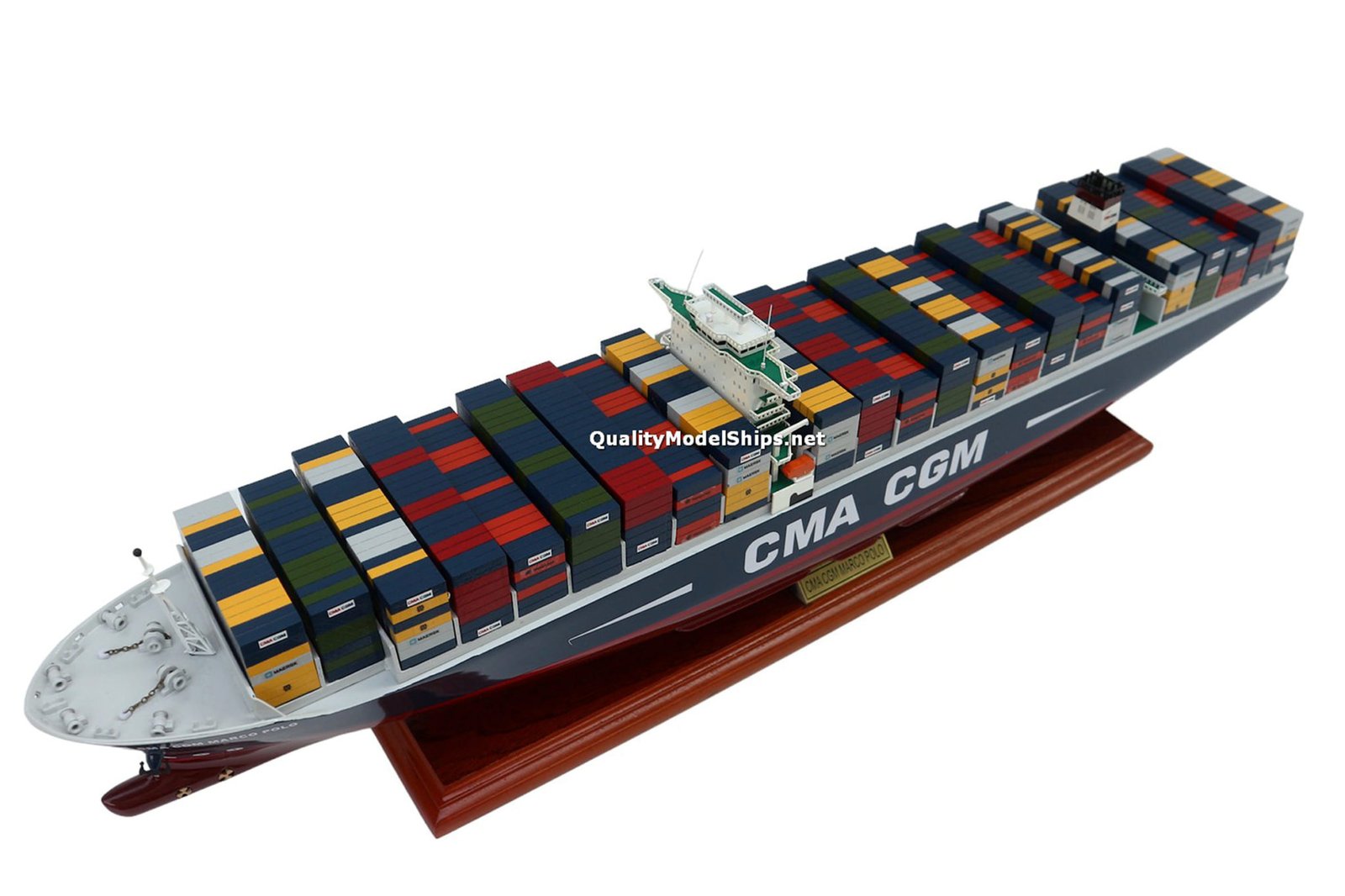 CMA CGM Marco Polo Container Display Ship Model - Quality Model Ships