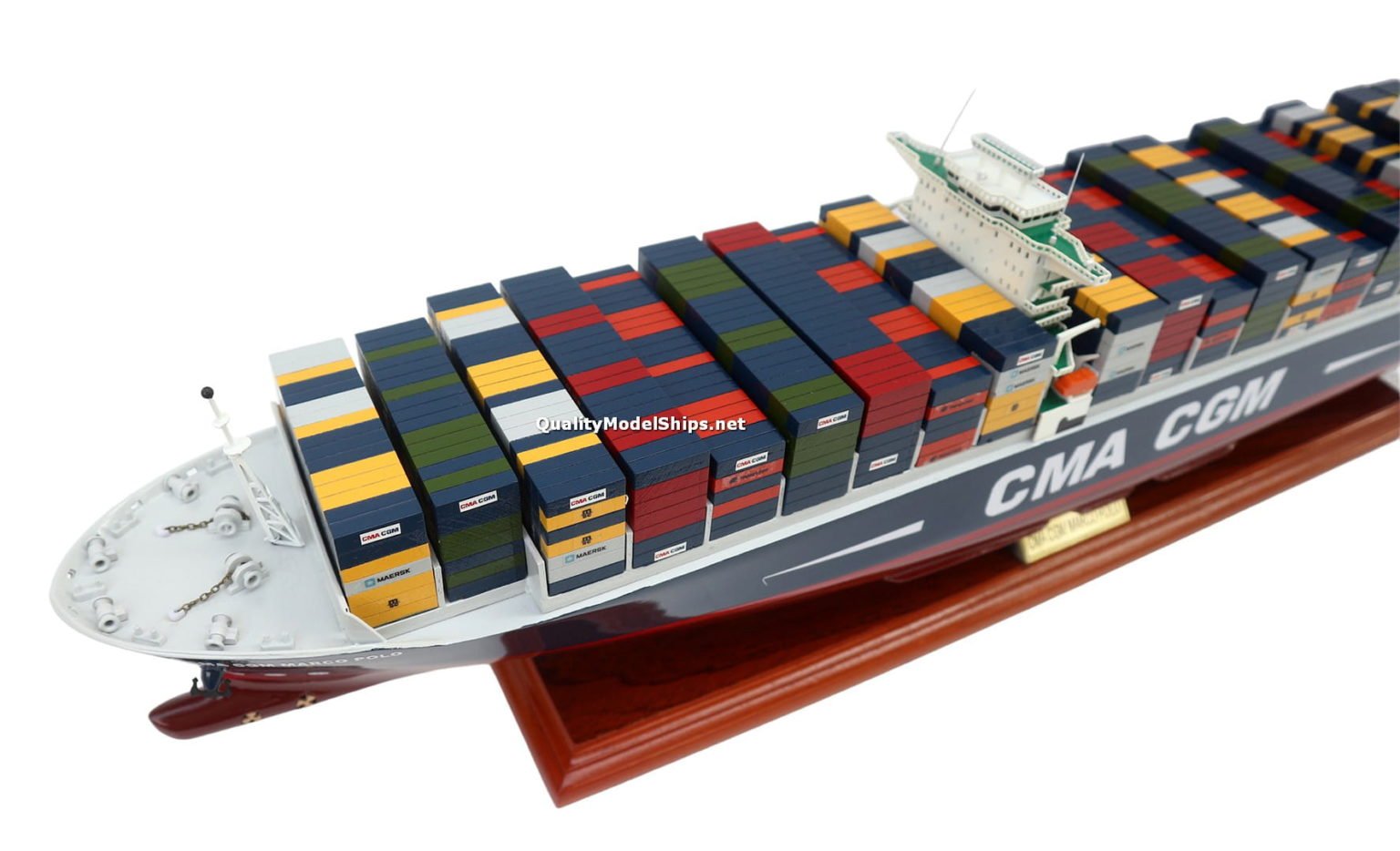 CMA CGM Marco Polo Container Display Ship Model - Quality Model Ships