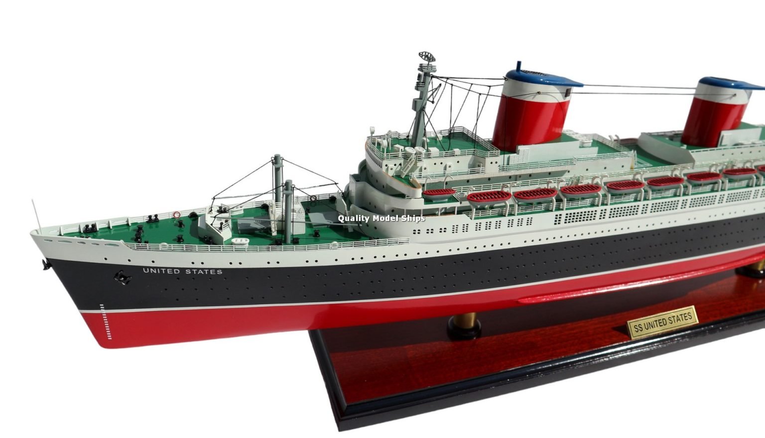 SS United States Ocean Liner Handcrafted Ship Model - Quality Model Ships