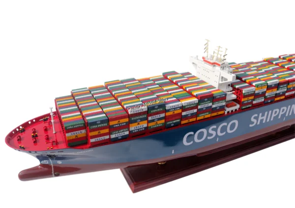 COSCO Container Ship Ready Display Model - Quality Model Ships