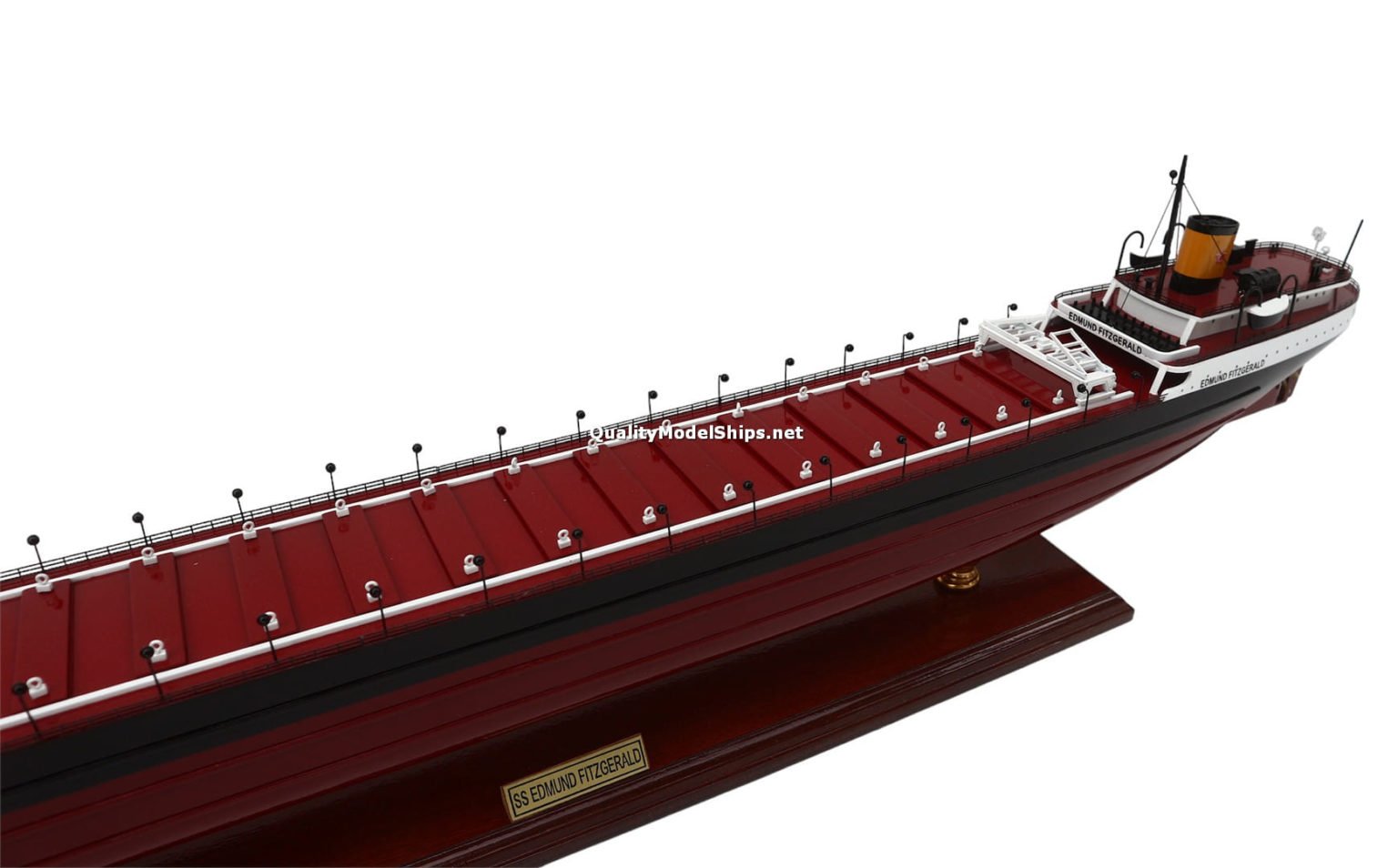 SS Edmund Fitzgerald American Great Lakes Freighter Handcrafted Wooden ...