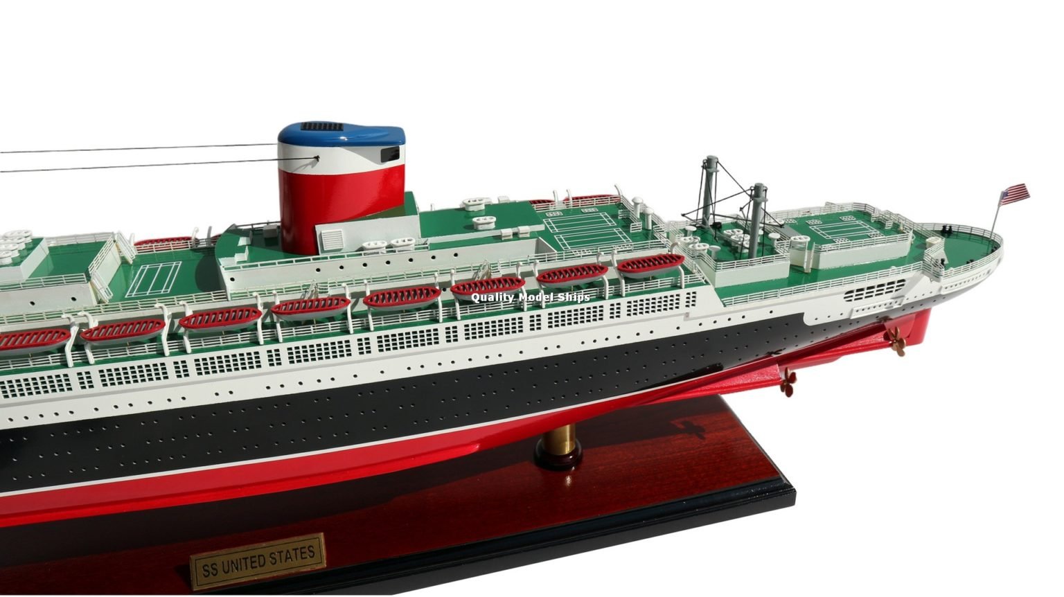 SS United States Ocean Liner Handcrafted Ship Model - Quality Model Ships