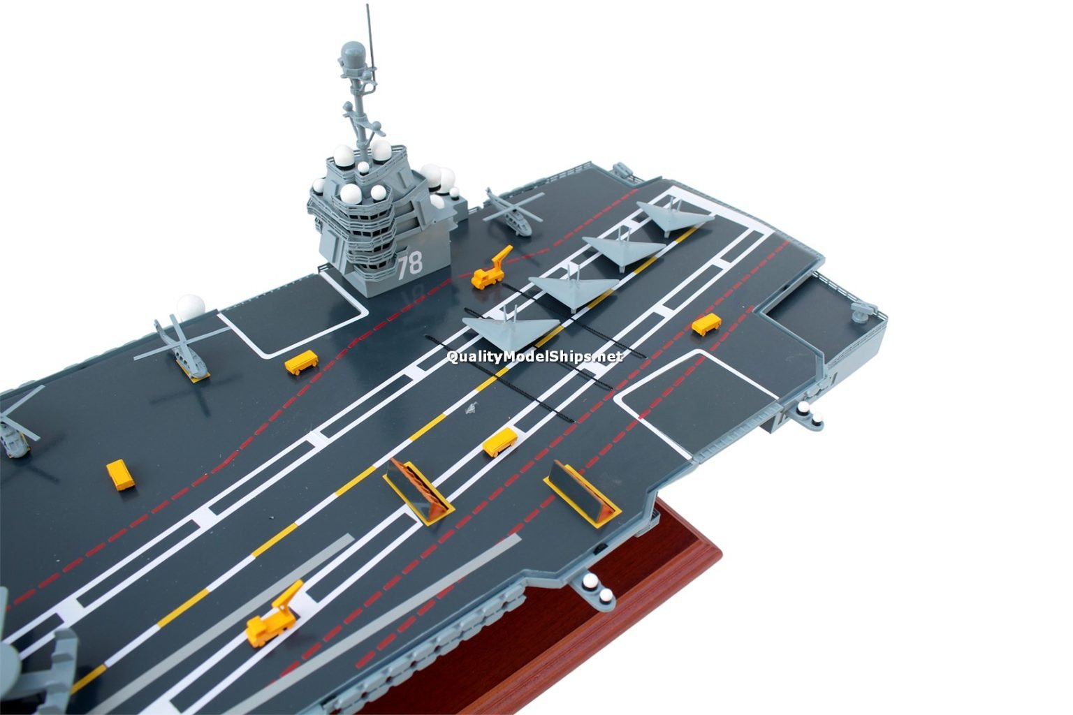 USS Gerald R. Ford CVN 78 Aircraft Carrier – Handcrafted Model Scale 1/ ...