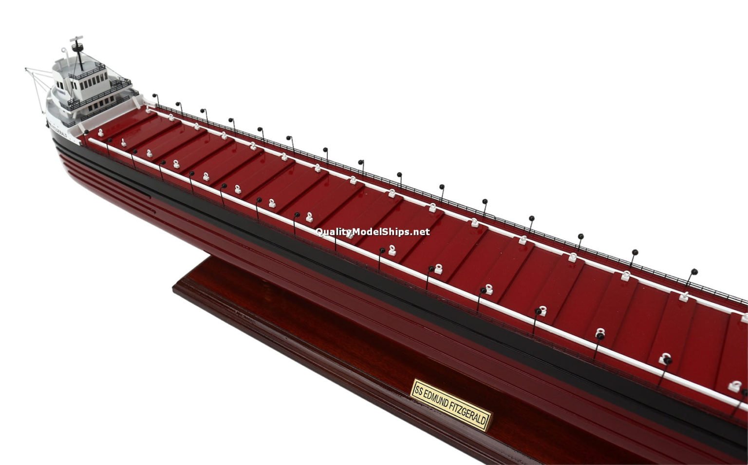 SS Edmund Fitzgerald American Great Lakes Freighter Handcrafted Wooden ...