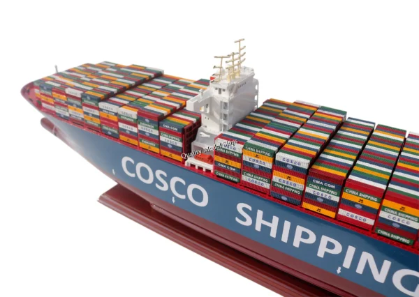 COSCO Container Ship Ready Display Model - Quality Model Ships