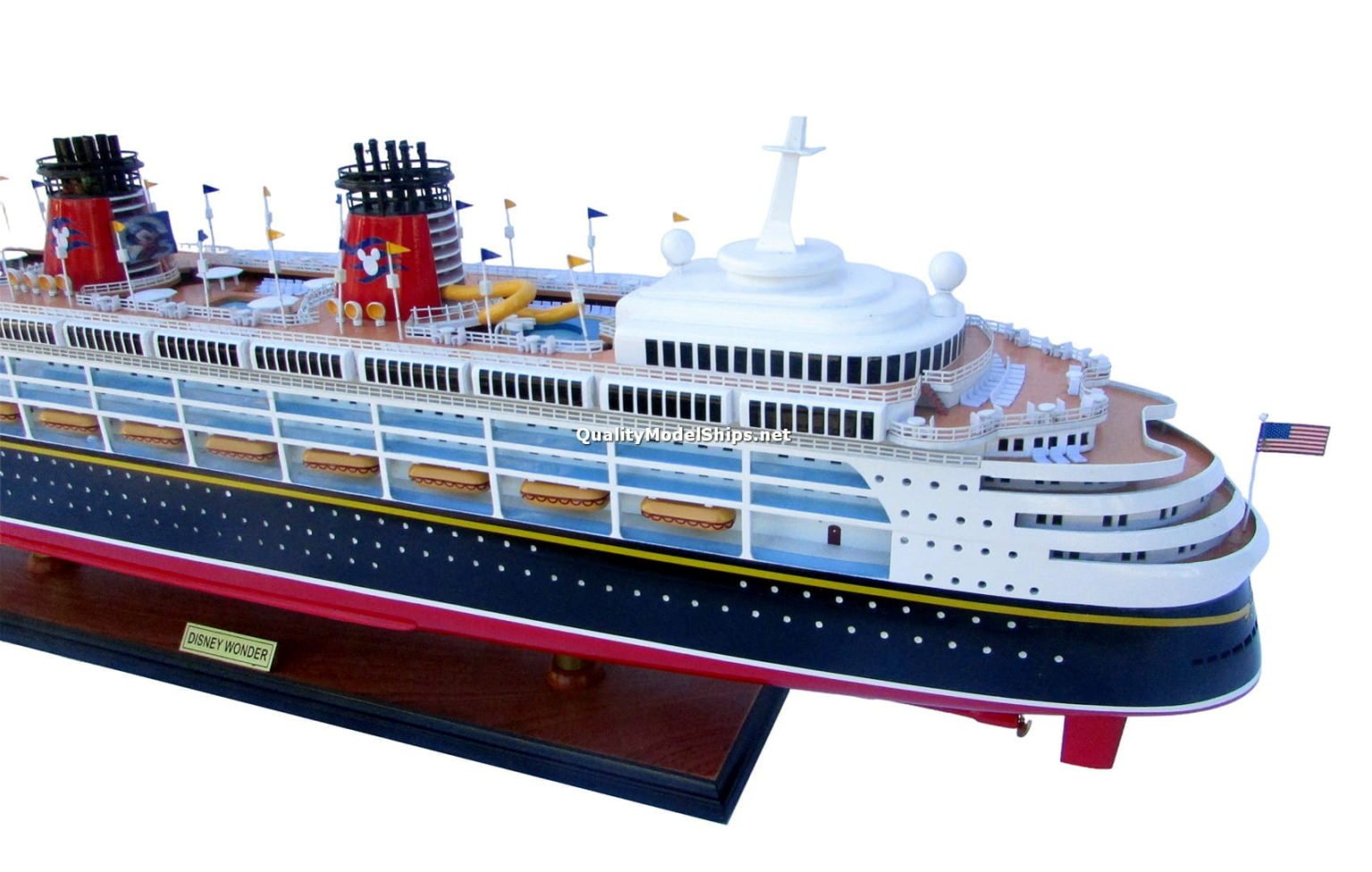 Disney Wonder Ocean Liner Wooden Ship Model 32″ - Quality Model Ships