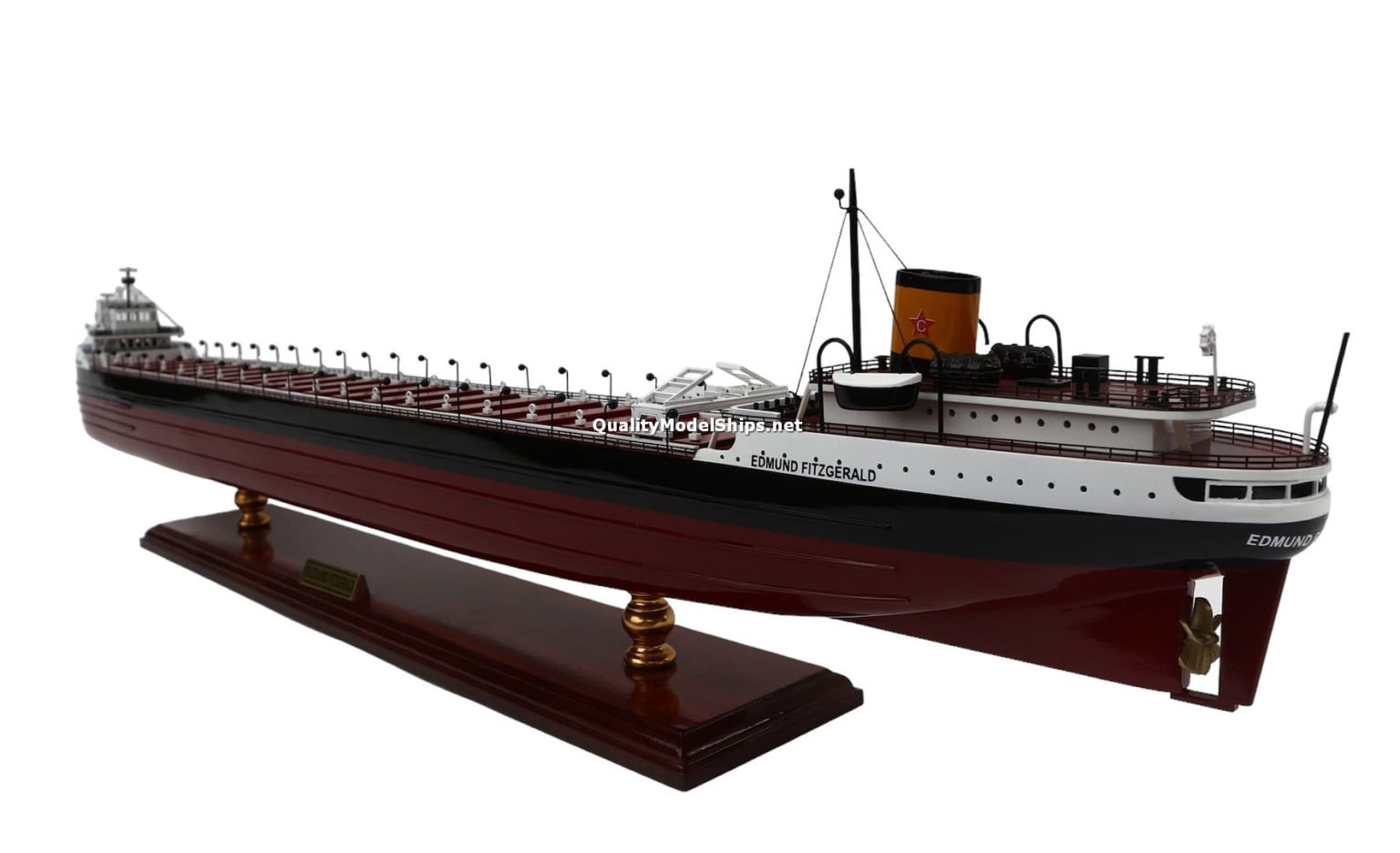 SS Edmund Fitzgerald American Great Lakes Freighter Handcrafted Wooden ...
