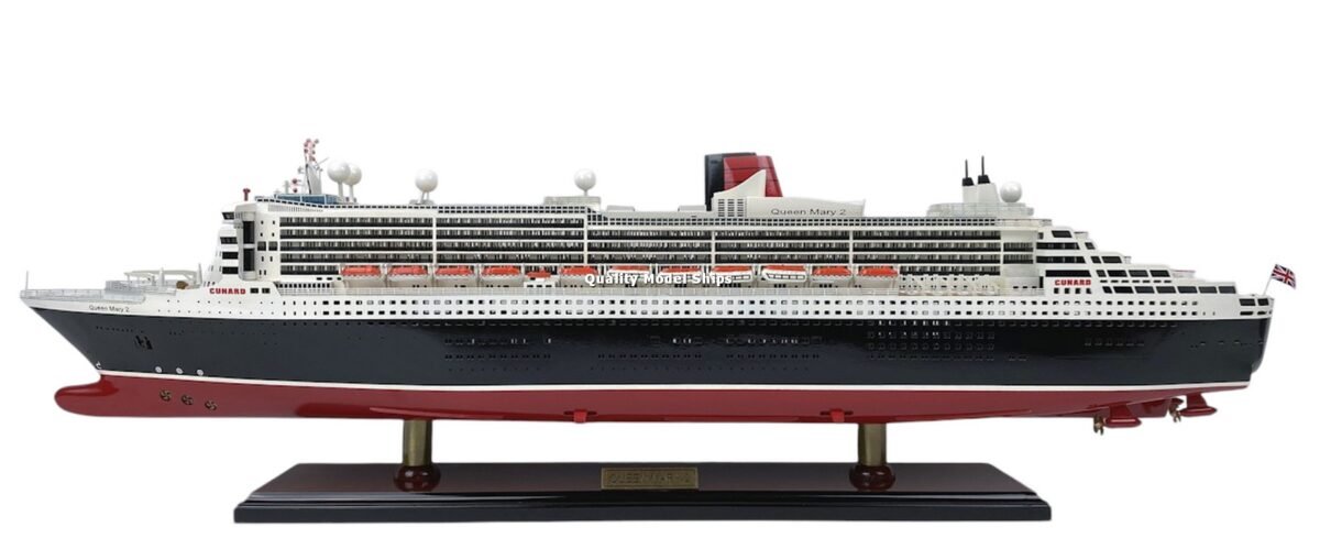 RMS Queen Mary 2 Museum Quality Handcrafted Ship Model - Quality Model ...