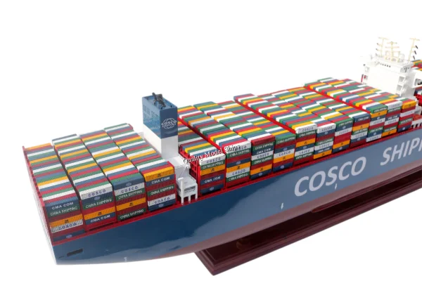 COSCO Container Ship Ready Display Model - Quality Model Ships