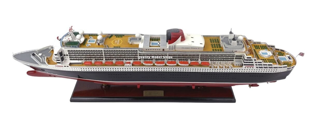 RMS Queen Mary 2 Museum Quality Handcrafted Ship Model - Quality Model ...