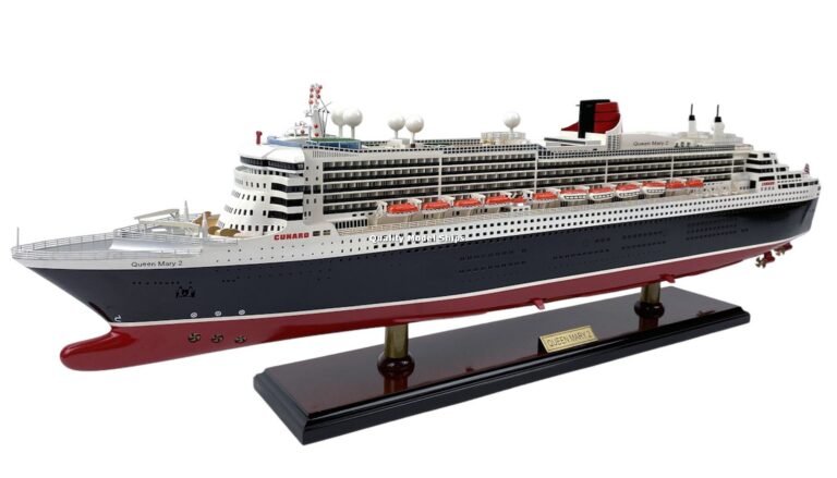 RMS Queen Mary 2 Museum Quality Handcrafted Ship Model - Quality Model ...
