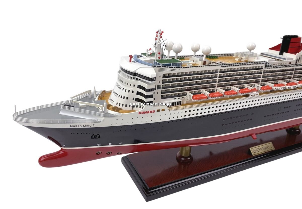 RMS Queen Mary 2 Museum Quality Handcrafted Ship Model - Quality Model ...
