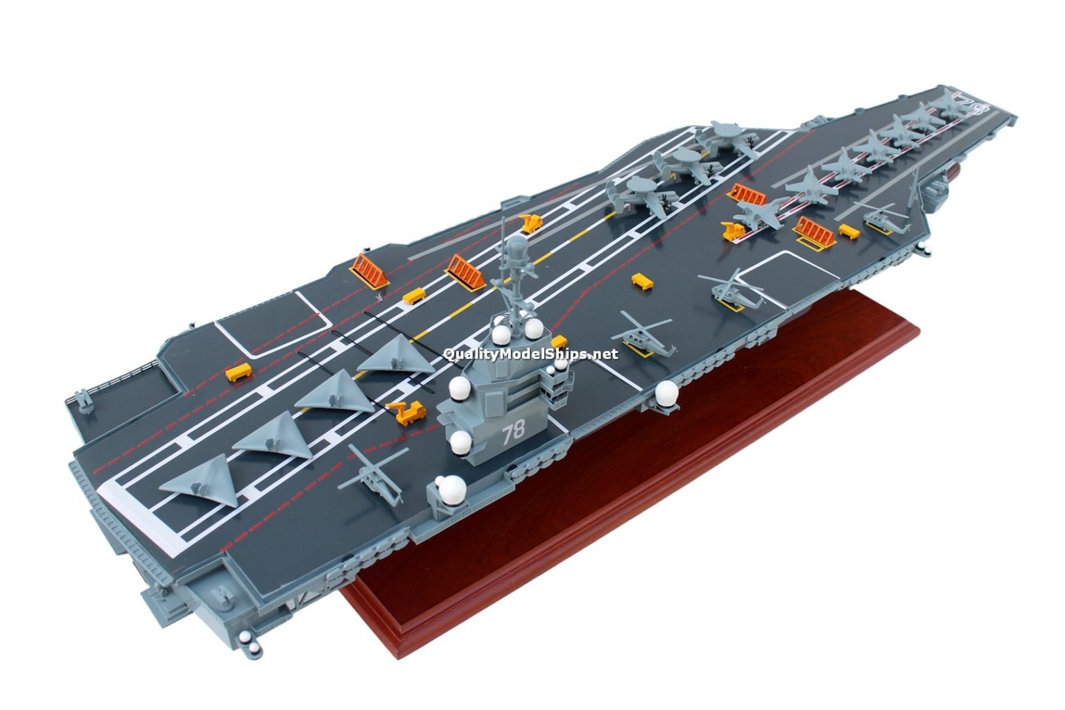 USS Gerald R. Ford CVN 78 Aircraft Carrier – Handcrafted Model Scale 1/ ...