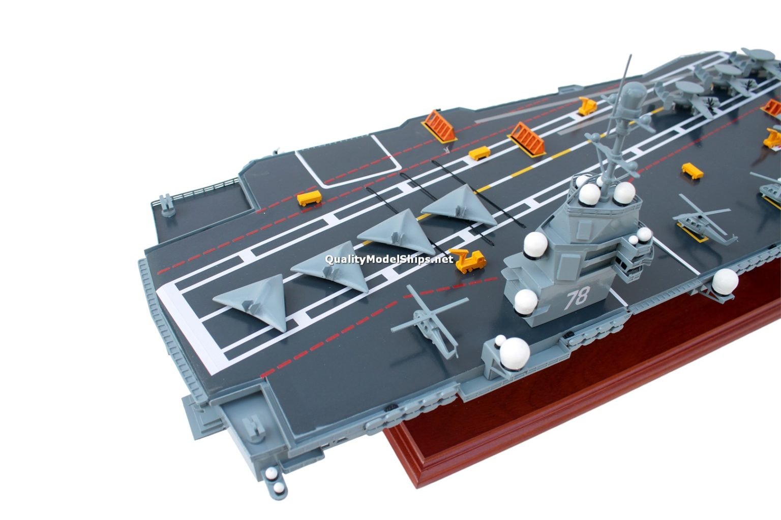 USS Gerald R. Ford CVN 78 Aircraft Carrier – Handcrafted Model Scale 1/ ...