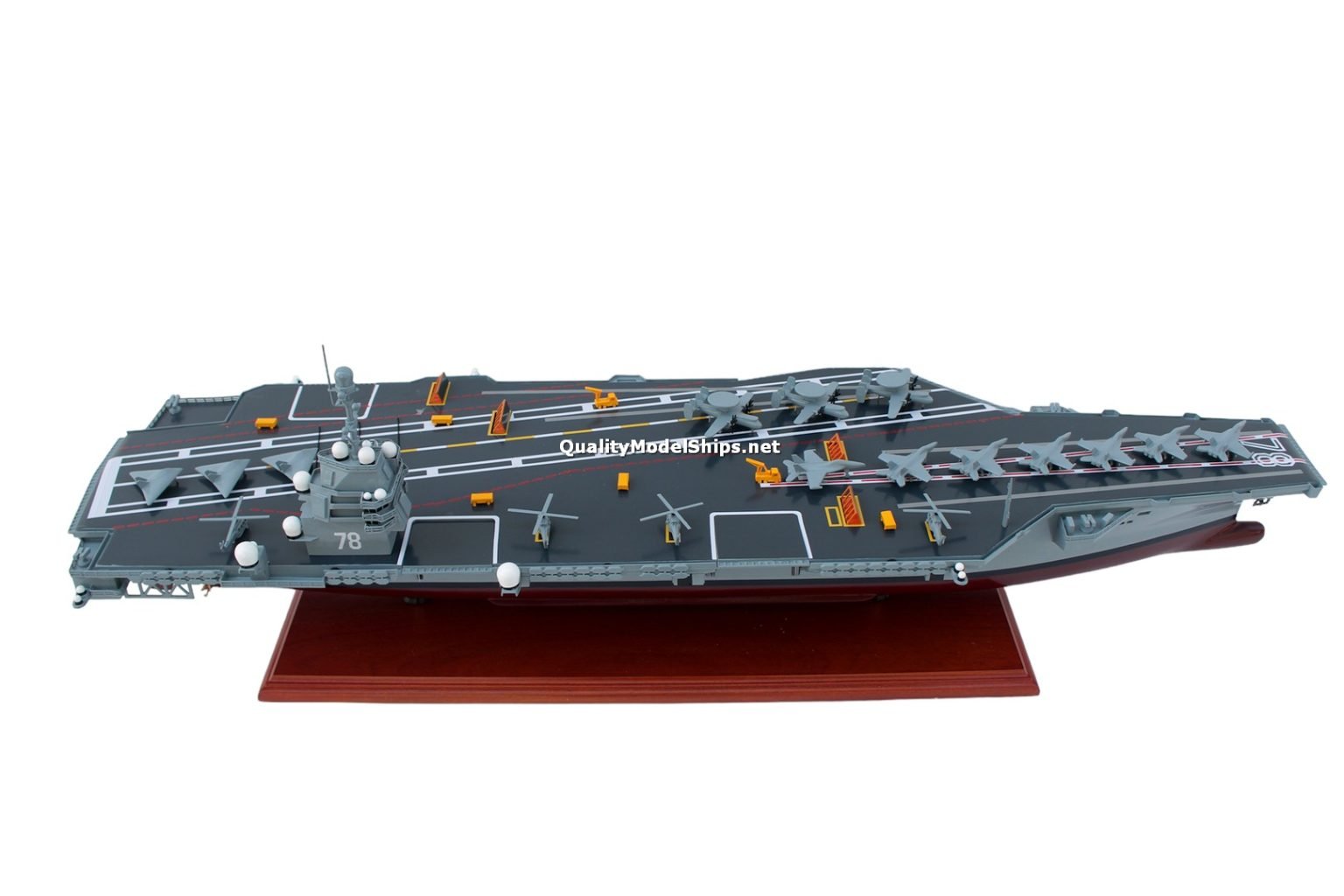 USS Gerald R. Ford CVN 78 Aircraft Carrier – Handcrafted Model Scale 1/ ...