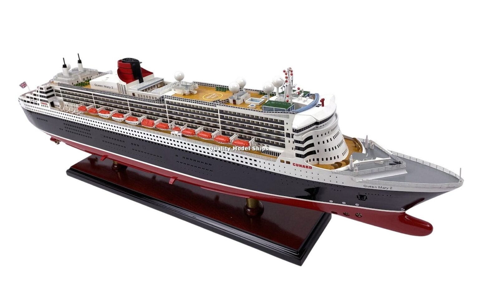 RMS Queen Mary 2 Museum Quality Handcrafted Ship Model 40″ - Quality ...