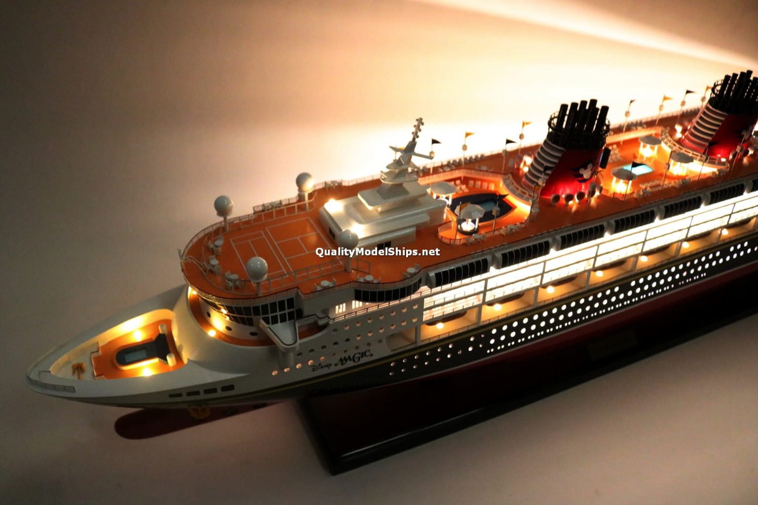 Disney Magic with Lights Handmade Cruise Ship Model 40" - Quality Model ...