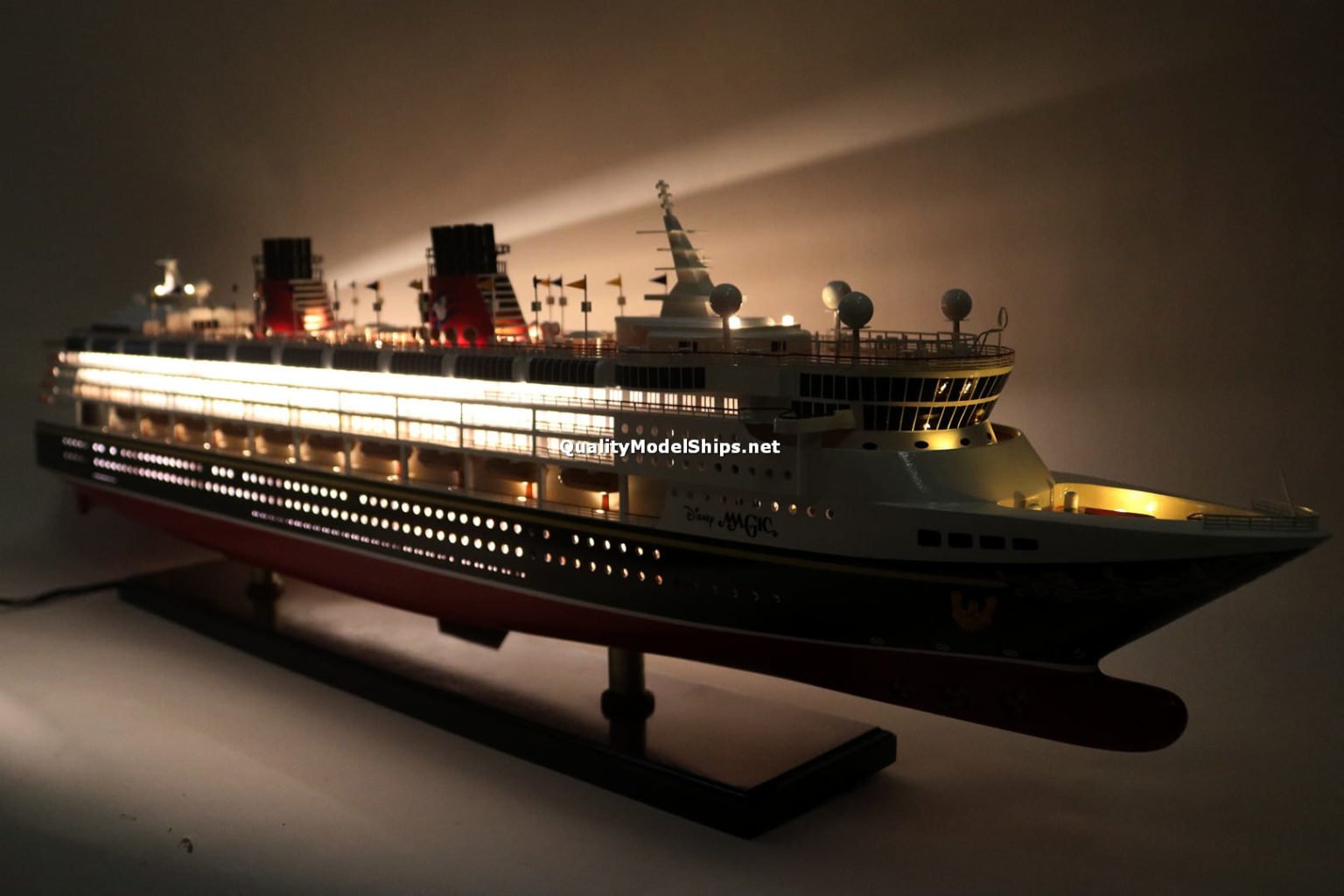 Disney Magic with Lights Handmade Cruise Ship Model 40" - Quality Model ...