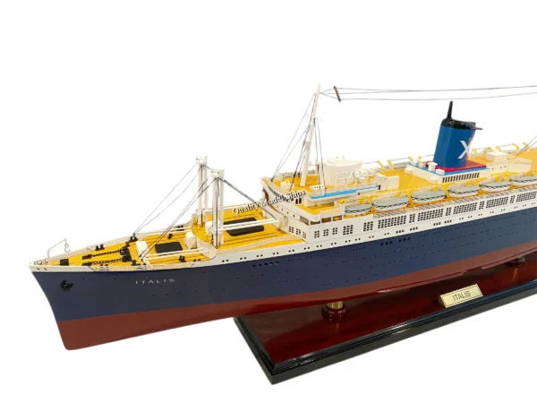 Italis Ocean Liner Ready Display Model Ship - Quality Model Ships