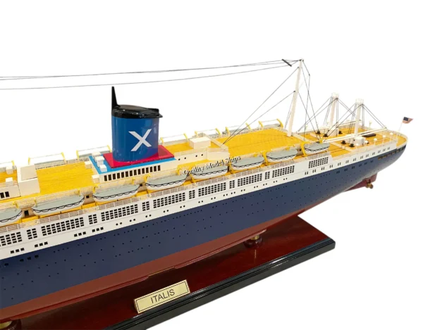 Italis Ocean Liner Ready Display Model Ship - Quality Model Ships