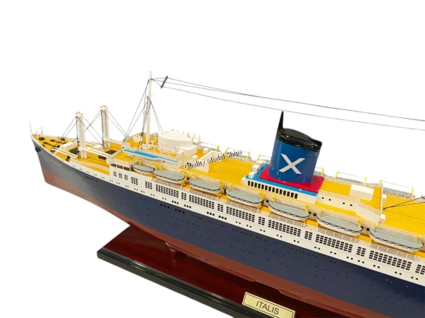 Italis Ocean Liner Ready Display Model Ship - Quality Model Ships