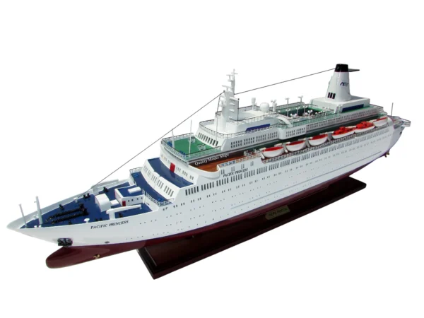 MS Pacific Princess Handmade Cruise Ship Model 40″ - Quality Model Ships