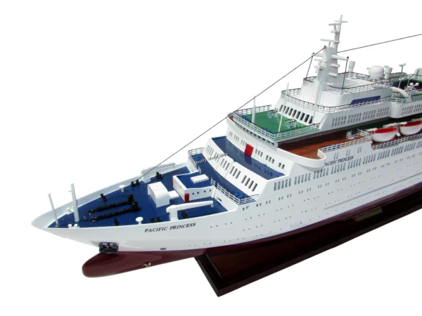 MS Pacific Princess Handmade Cruise Ship Model 40″ - Quality Model Ships