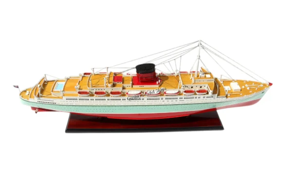 RMS Caronia Ocean Liner Handcrafted Ship Model 35" Ready to Display ...