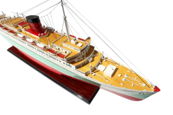 RMS Caronia Ocean Liner Handcrafted Ship Model 35" Ready to Display ...