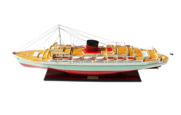 RMS Caronia Ocean Liner Handcrafted Ship Model 35" Ready to Display ...