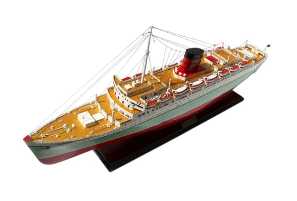 RMS Caronia Ocean Liner Handcrafted Ship Model 35" Ready to Display ...