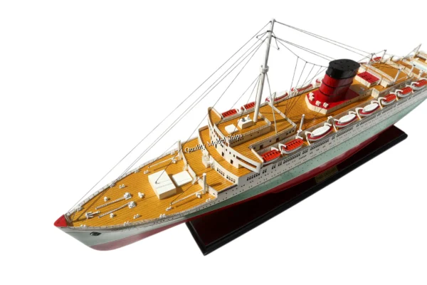RMS Caronia Ocean Liner Handcrafted Ship Model 35" Ready to Display ...