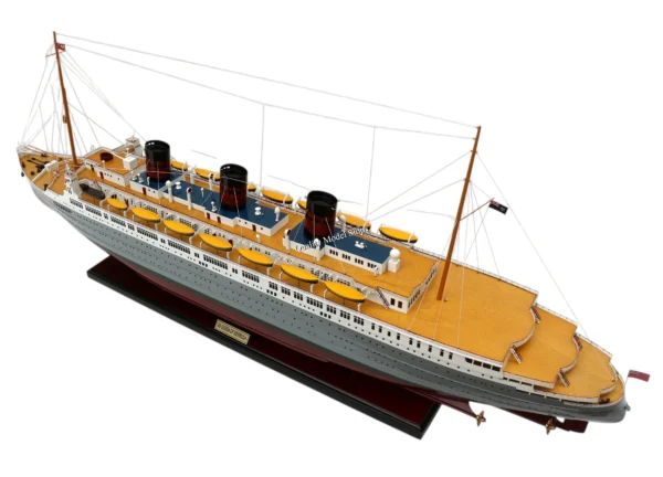 SS Queen of Bermuda Ocean Liner Ship Model 37" Museum Quality - Quality ...