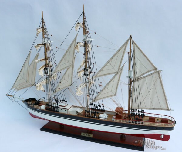 Elissa Tall Ship Display Ready Model the Flagship of the Texas Seaport ...