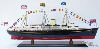 HM Royal Yacht Britannia Wooden Ship Model Ready for Display - Quality ...