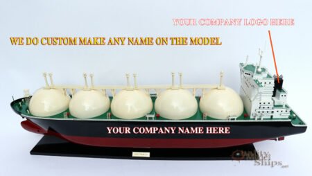 Gas LNG Carrier Tanker Ship Model Ready Display – We do custom make ...