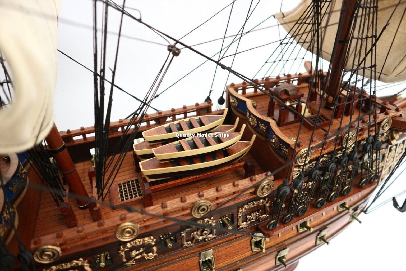 Sovereign of the Seas Display Wooden Ship Model - Quality Model Ships