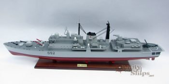 HMS Liverpool (D92) Type 42 Destroyer – Handcrafted War Ship Display ...