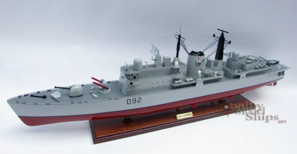 HMS Liverpool (D92) Type 42 Destroyer – Handcrafted War Ship Display ...