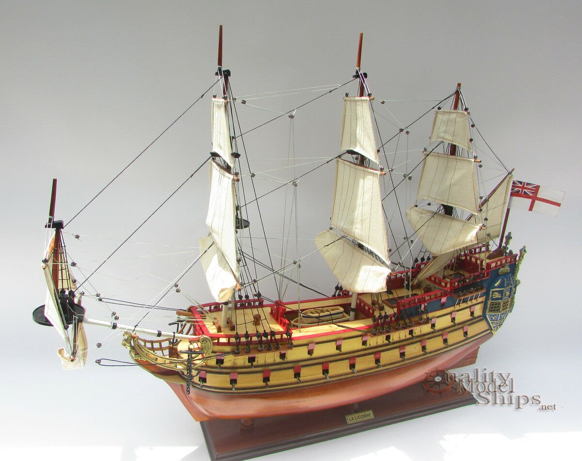 La Licorne Handcrafted Wooden Ship Model - Quality Model Ships