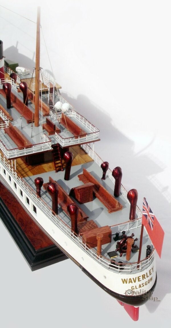 Waverley Paddle Steamship Model 32" Ready Display - Quality Model Ships
