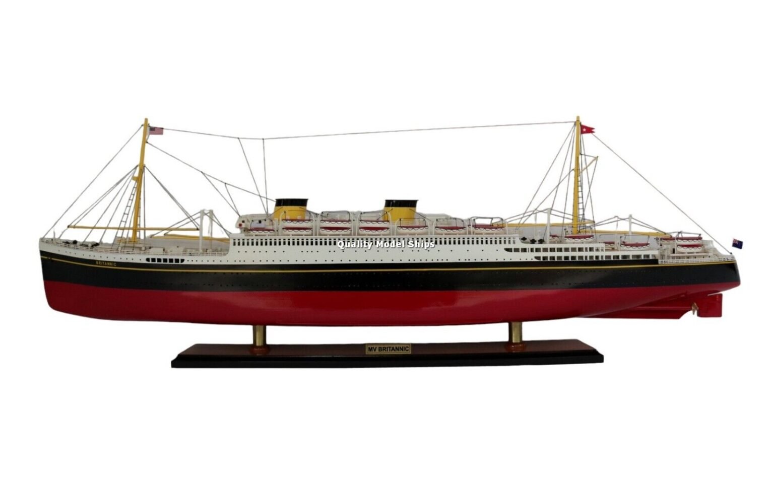 MV Britannic Ocean Liner Ready Display Model Ship - Quality Model Ships